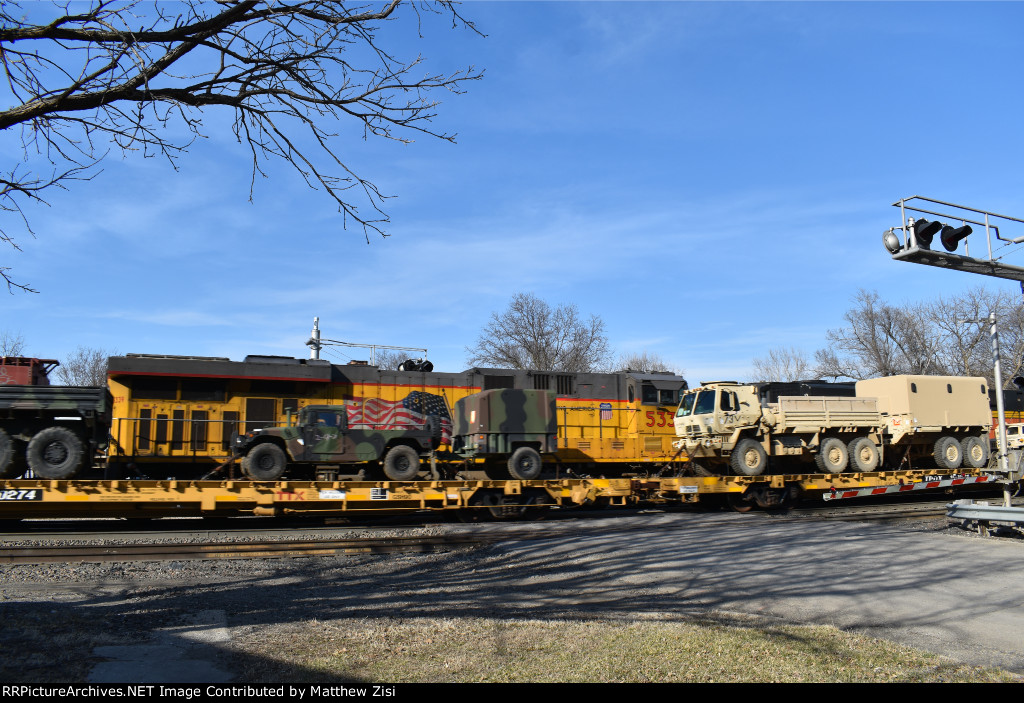 Military Vehicles & UP 5339